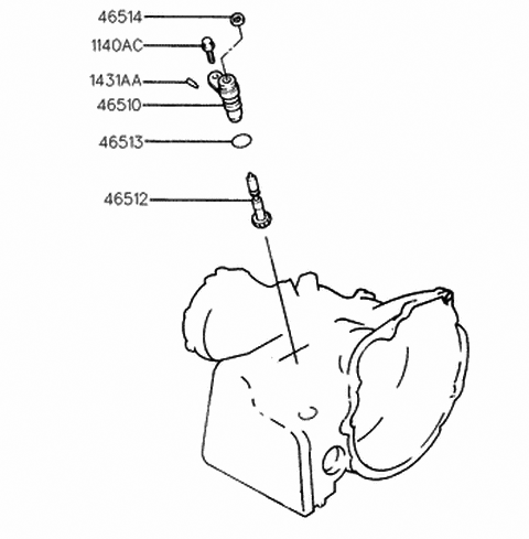 43624-22600 Genuine Hyundai Gear-Speedometer Driven