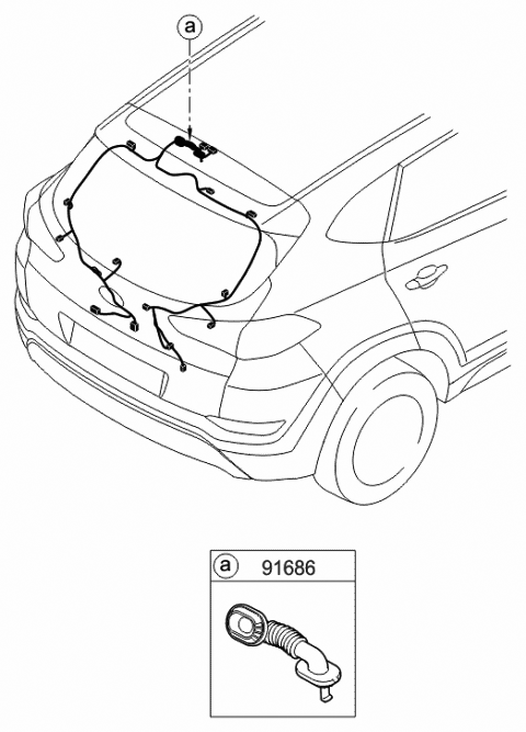 Door Wiring - 2017 Hyundai Tucson Gas