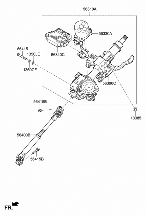 56330-F2000 Genuine Hyundai Motor Assembly
