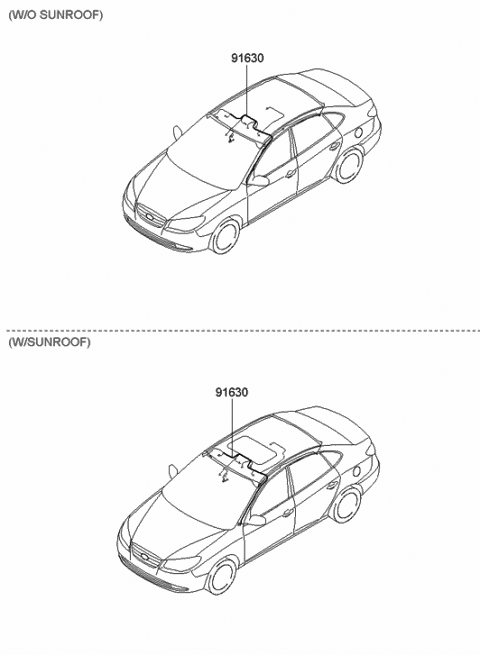Engine Room Wiring - 2010 Hyundai Elantra