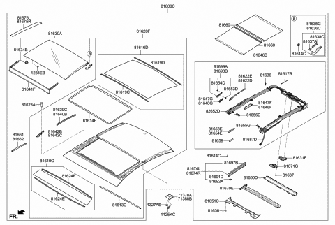 81659-B8000 Genuine Hyundai Shoe-Mechanism