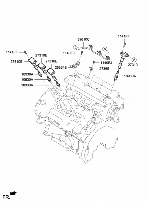 27312-3L200 Genuine Hyundai Harness-Ignition Coil