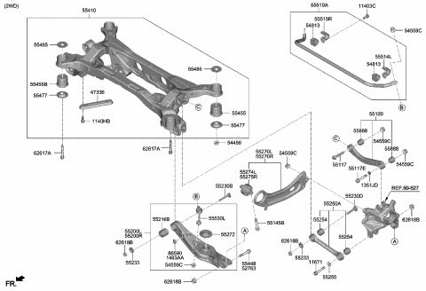 Rear Suspension Control Arm - 2020 Hyundai Palisade