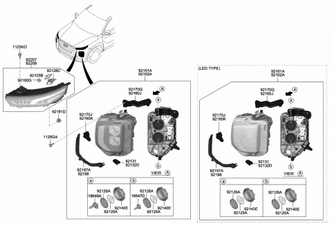 18647-65009-H Genuine Hyundai Bulb