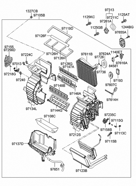 97614-1E000 Genuine Hyundai THERMISTOR Assembly-A/C EVAPORATOR
