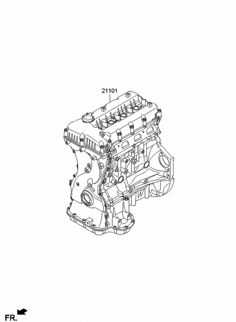 Sub Engine Assy - 2013 Hyundai Genesis Coupe