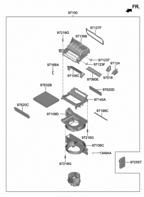 97127-M5010 Genuine Hyundai Seal-Intake