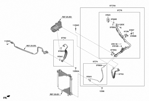 97763-M5000 Genuine Hyundai Hose-Suction