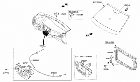 96985-3X000 Genuine Hyundai Ambient Temperature Sensor