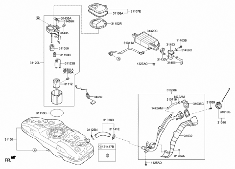 31120-H9500 Genuine Hyundai Pump Assembly-Fuel
