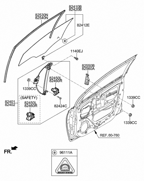 82540-J0000 Genuine Hyundai Part