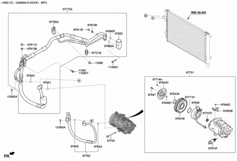 97762-H9200 Genuine Hyundai Hose-Discharge