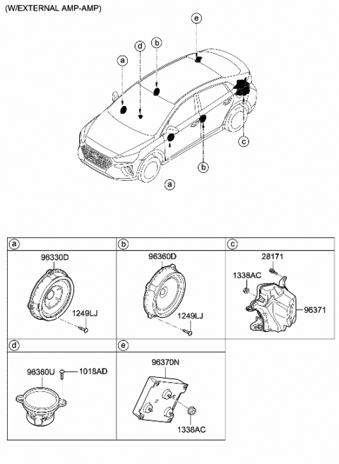Speaker - 2020 Hyundai Ioniq Hybrid