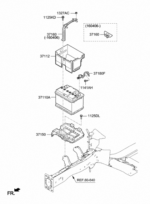 37110-F2620 Genuine Hyundai Battery Assembly