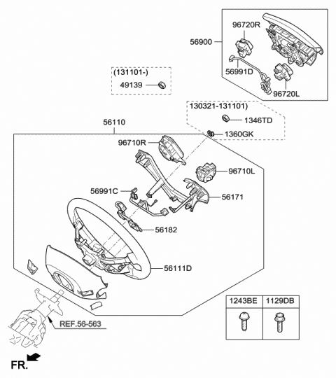 56900-3N890-RY Genuine Hyundai Part