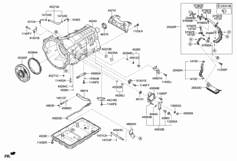 Auto Transmission Case - 2015 Hyundai Genesis