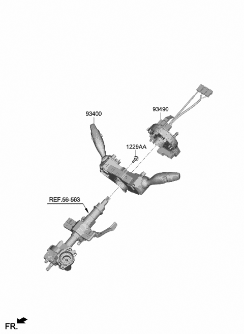 Multifunction Switch - 2021 Hyundai Venue