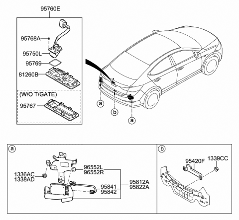 95420-F2000 Genuine Hyundai Smart Key Antenna Assembly