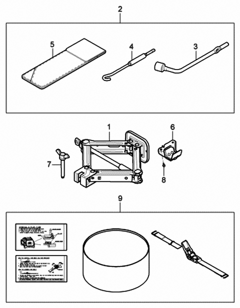 09120-4D500 Genuine Hyundai Cover-Spare Wheel&Tire