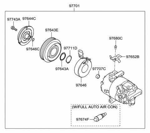 97641-3X600 Genuine Hyundai Coil-Field