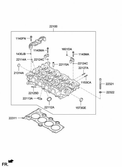 84623-L0000 Genuine Hyundai Mat-Cup Holder