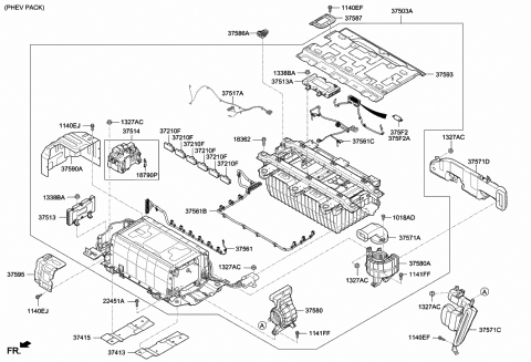375F2-E6150 Genuine Hyundai Fuse-High Voltage