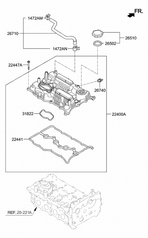 Rocker Cover - 2020 Hyundai Santa Fe