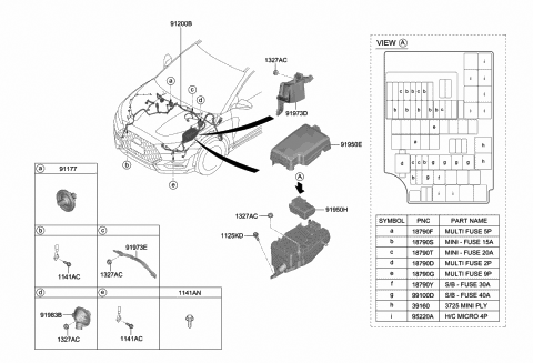 91961-K9200 Genuine Hyundai Protector-Wiring