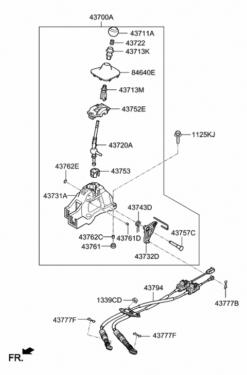 43794-K9100 Genuine Hyundai Part