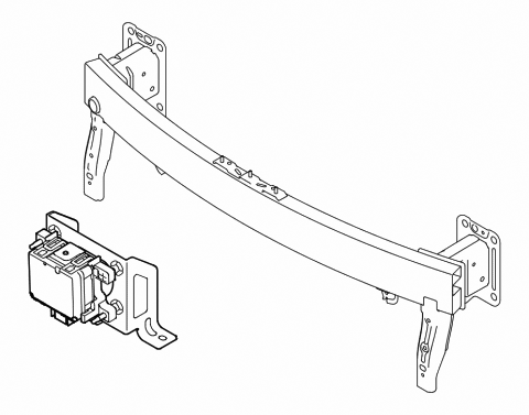 96400-G3300 Genuine Hyundai Unit Assembly-Smart Cruise Control