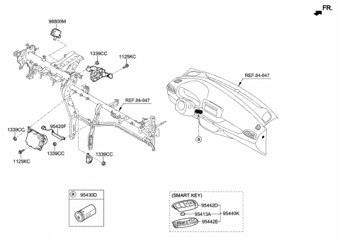 95420-G2700 Genuine Hyundai Unit Assembly-IMMOBILIZER