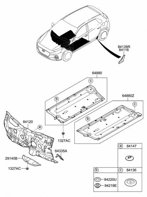 84221-G3000 Genuine Hyundai Film-Anti Chippg RH