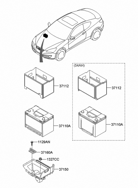 25336-F2000 Genuine Hyundai Insulator-Radiator Mounting,Lower
