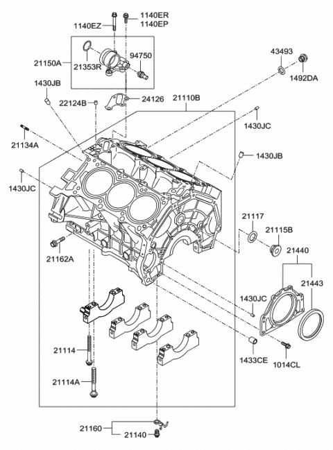 17511-18000 Genuine Hyundai Gasket