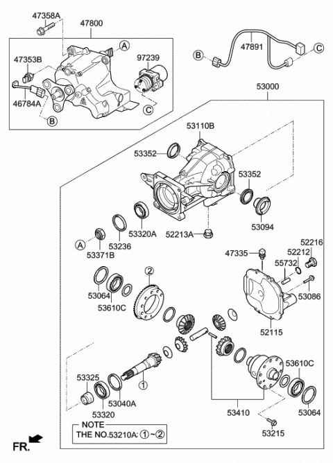 Rear Differential - 2020 Hyundai Tucson