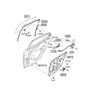 Genuine Hyundai Elantra Window Regulator