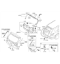 Genuine Hyundai Santa Fe Tailgate Lift Support
