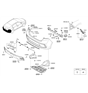Genuine Hyundai Ioniq Bumper Reflector