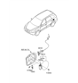 2007 Hyundai Santa Fe Fuel Door Release Cable