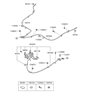Genuine Hyundai Sonata Hybrid Parking Brake Cable