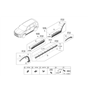 Genuine Hyundai Santa Fe Door Moldings