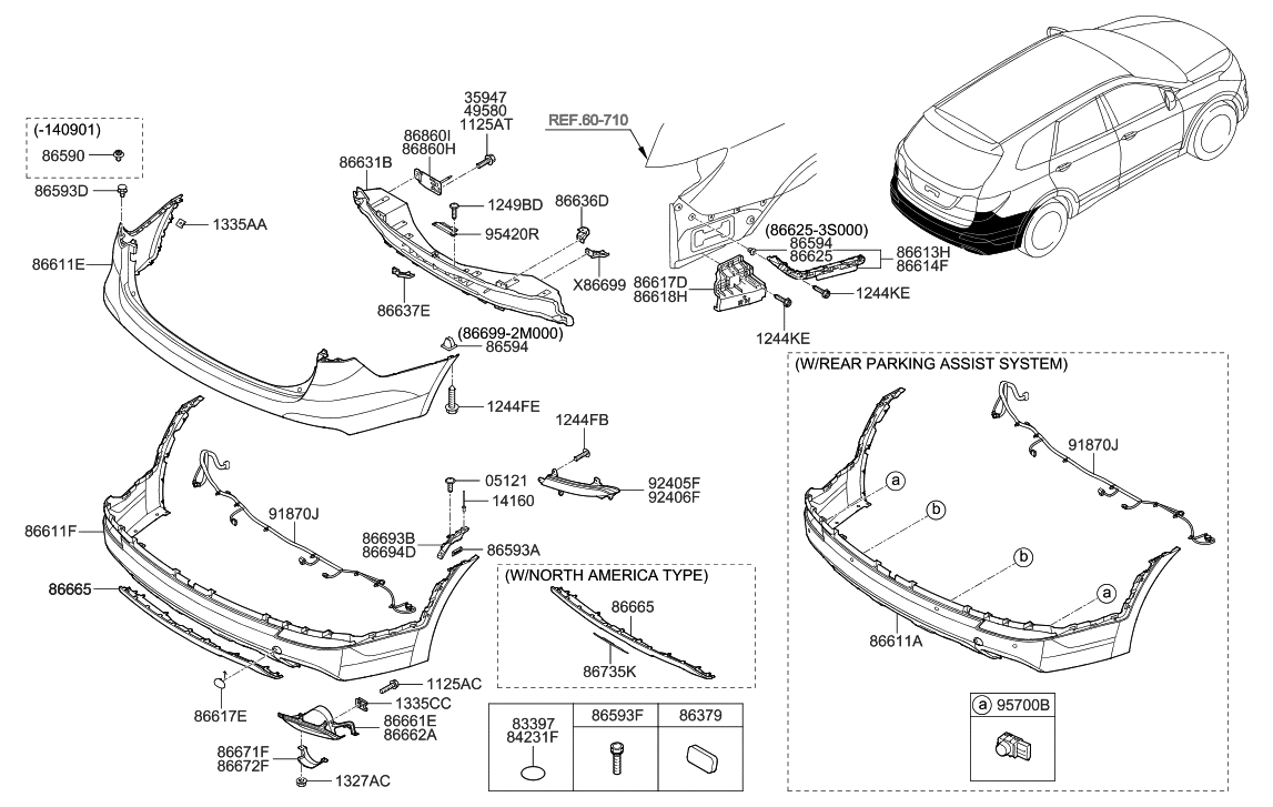 95720-B8000-RB5 Genuine Hyundai Sensor Assembly-Ultrasonic Bws