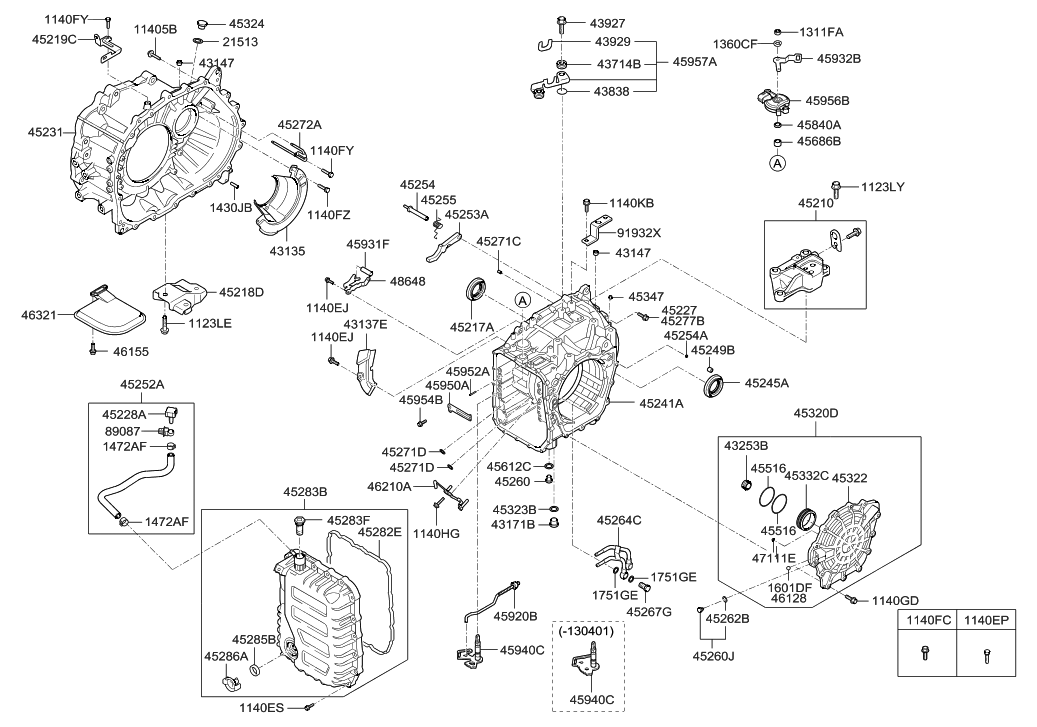 45245-26100 - Genuine Hyundai SEAL-OIL