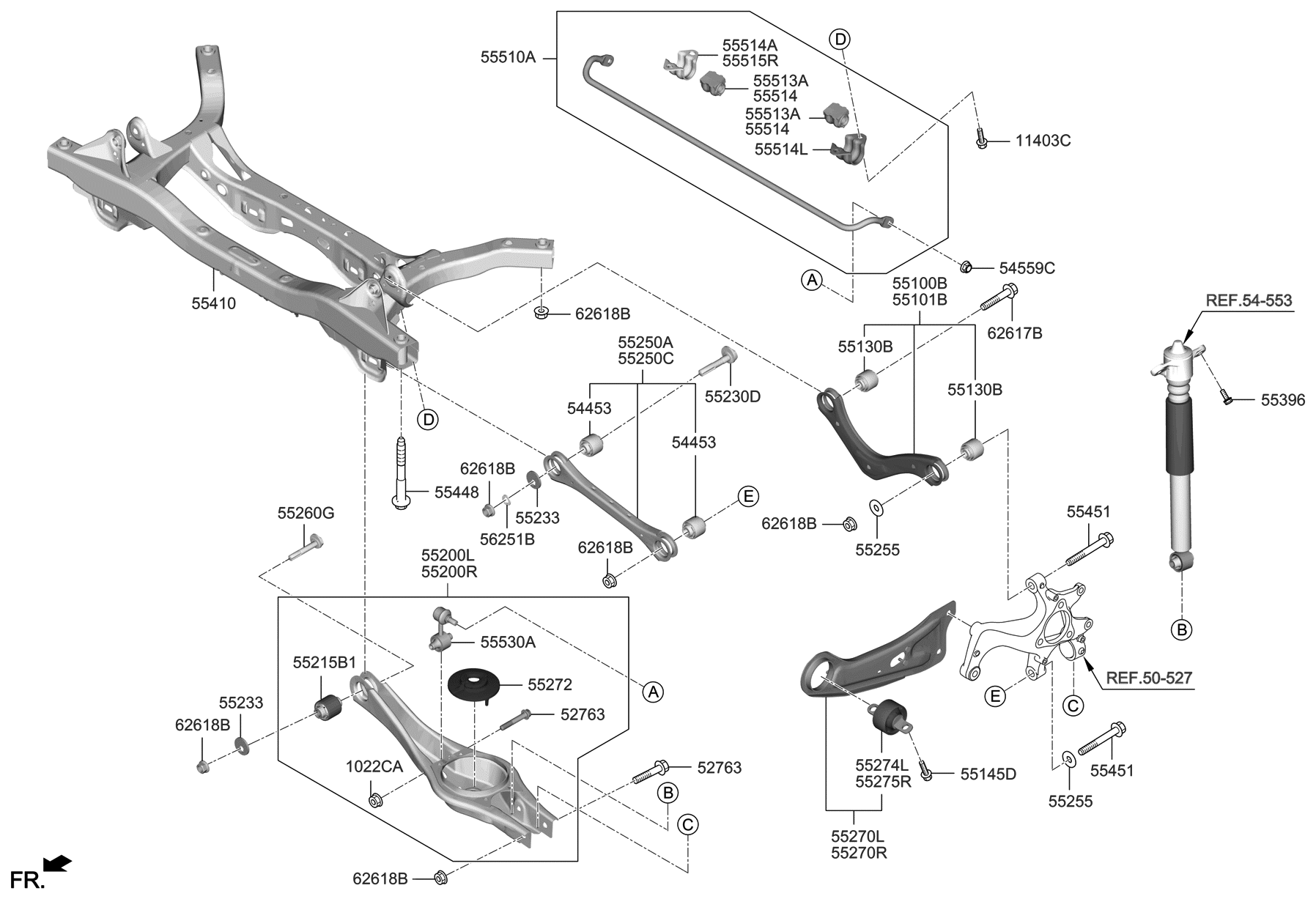 2019 Hyundai Veloster Rear Suspension Control Arm