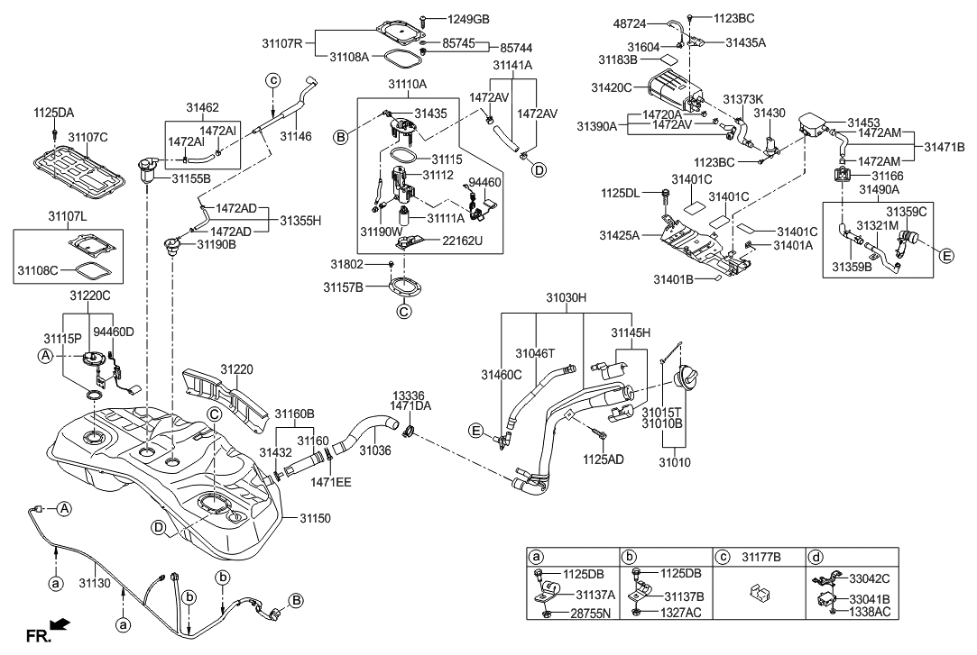 31435-3T000 - Genuine Hyundai SENSOR-FUEL PRESSURE