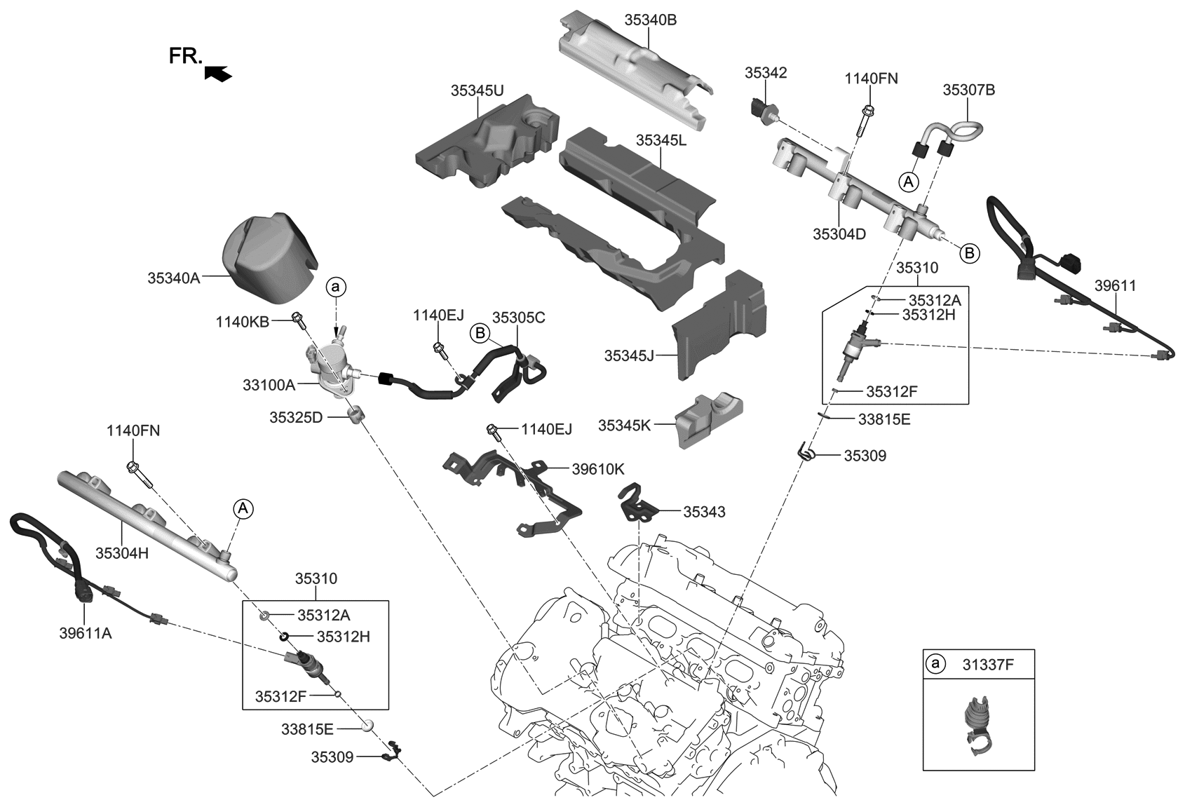 35312-2E613 - Genuine Hyundai COMBUSTION SEAL RING