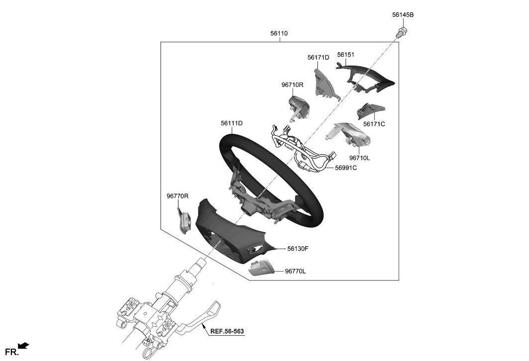 96720-J9110-TMT - Genuine Hyundai Parts
