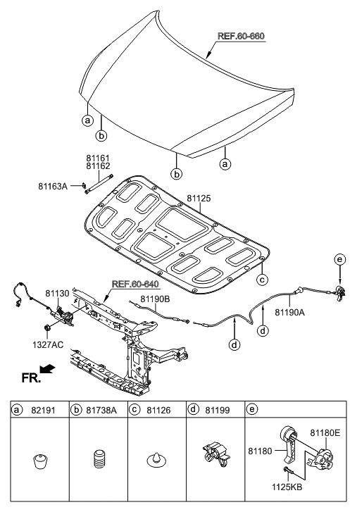 2016 Hyundai Sonata Hood Trim - Hyundai Parts Deal