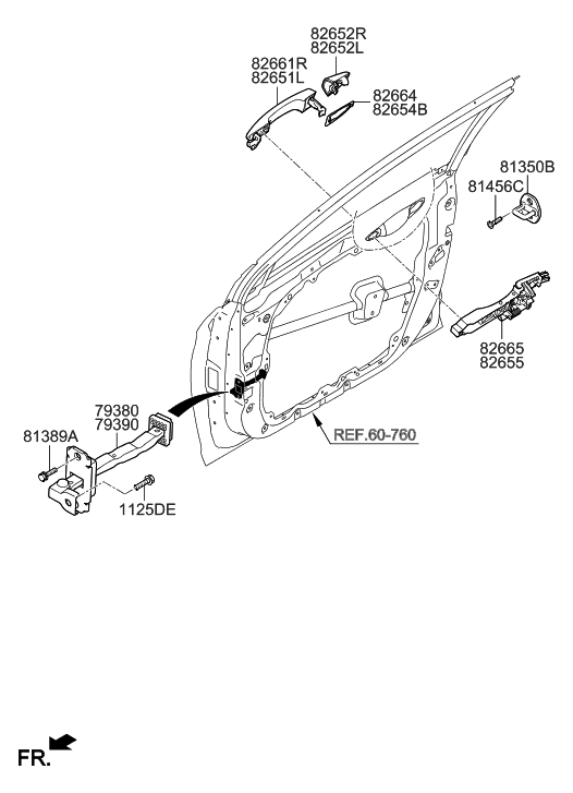 82655-C1000 - Genuine Hyundai Parts