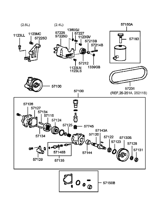57212-38000 - Genuine Hyundai IDLER